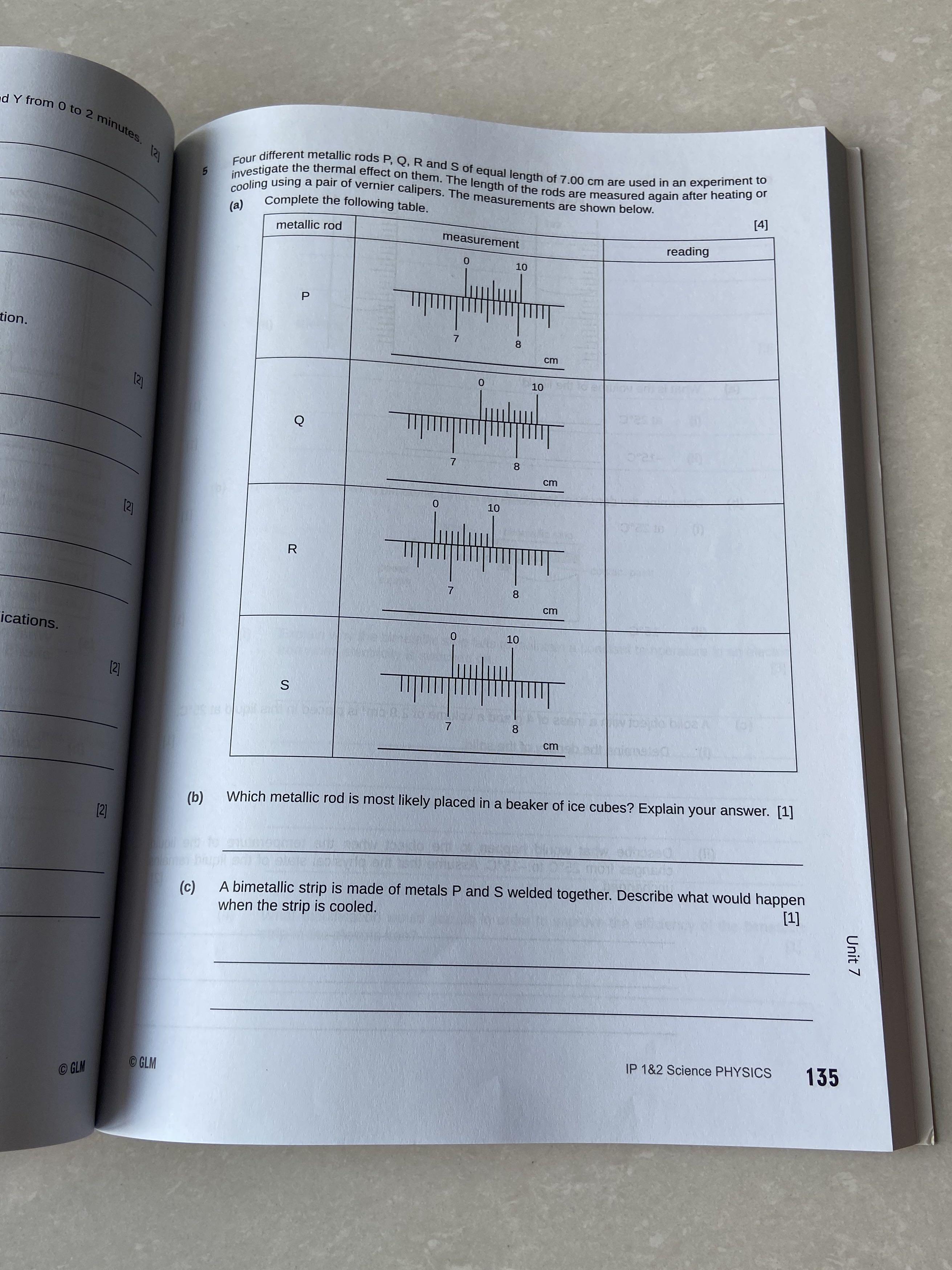 GLM physics assessment book (IP 1/2), Hobbies & Toys, Books & Magazines ...