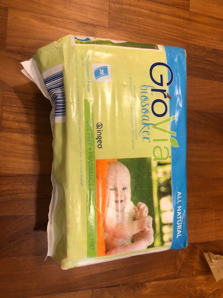 Grovia biosoaker, expired but unopened, Babies & Kids, Bathing ...