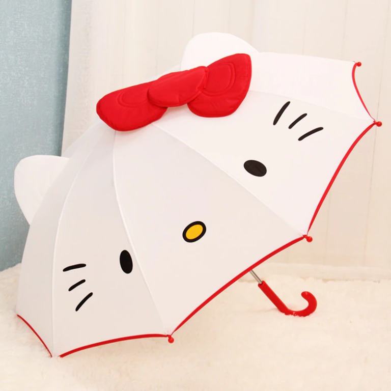 Hello Kitty Umbrella, Hobbies & Toys, Travel, Umbrellas on Carousell