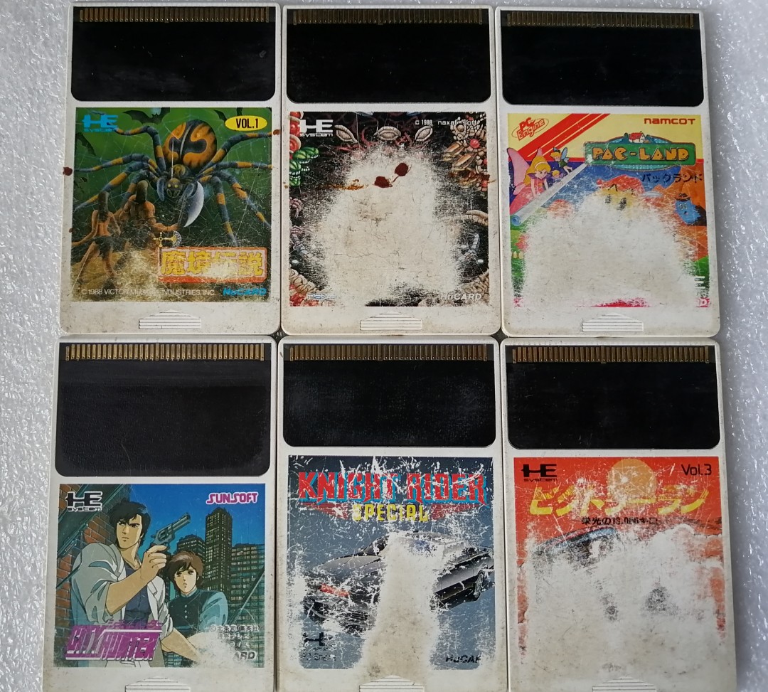 Hu card pc engine, Video Gaming, Video Games, Others on Carousell