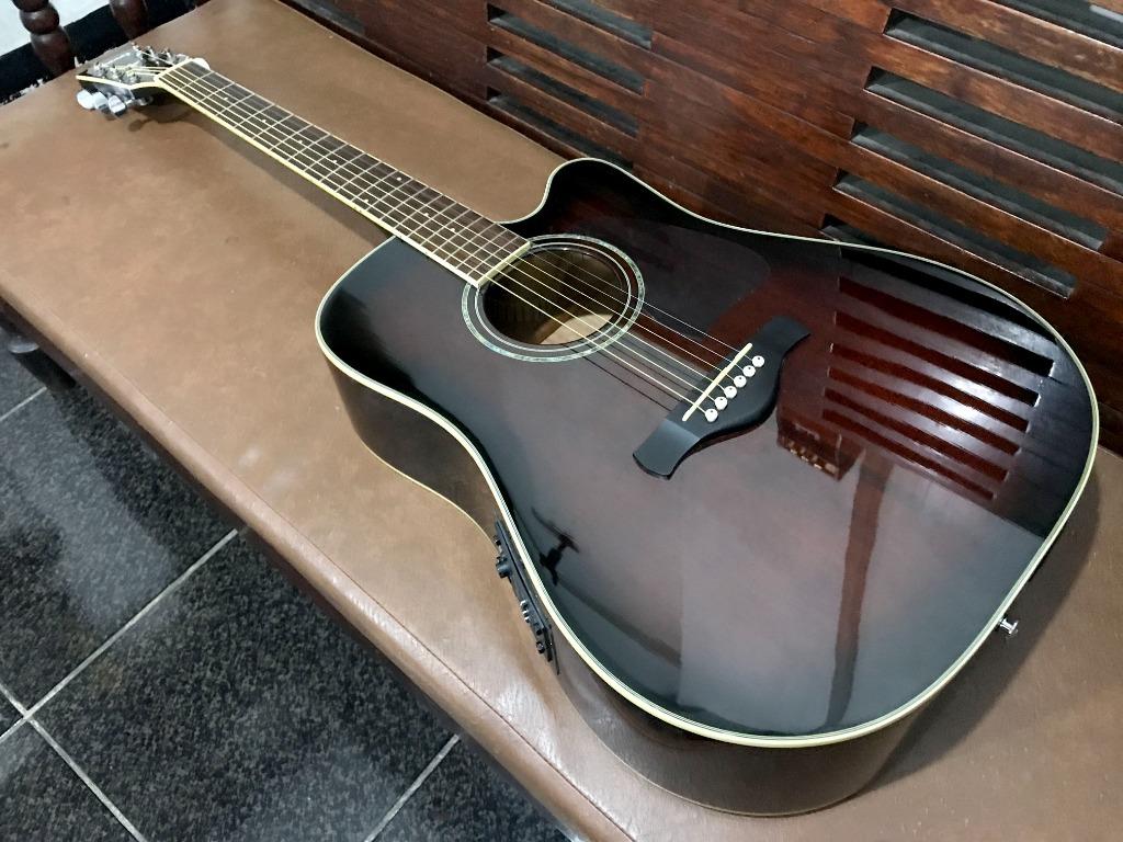 Ibanez Artwood AW300-ECE Guitar, Hobbies & Toys, Music & Media, Musical ...