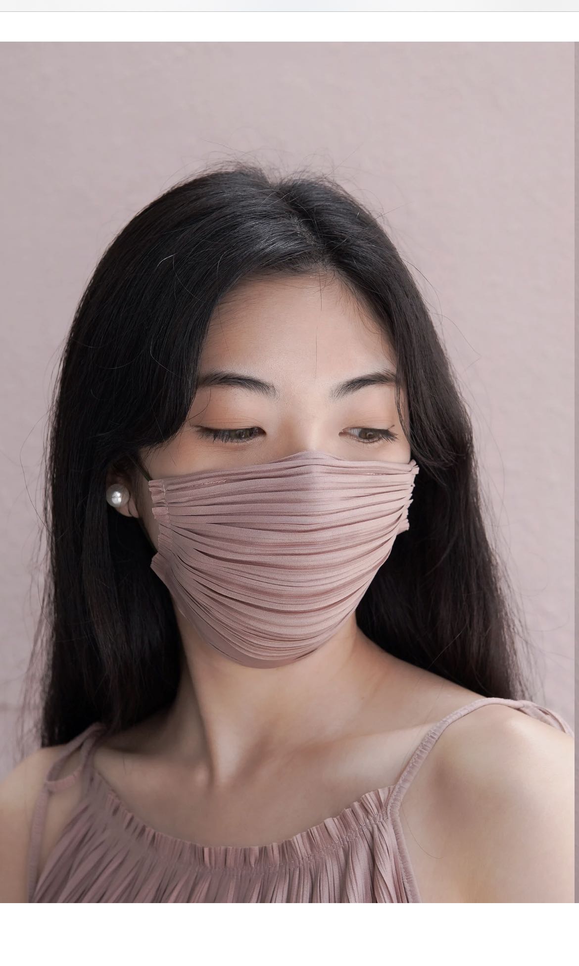 Inno x Innit pleat mask - Rose, Health & Nutrition, Face Masks & Face ...
