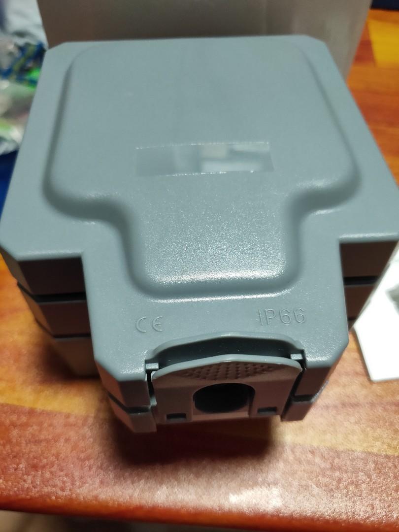 IP66 Outdoor 13A single socket 50hz, TV & Home Appliances, Electrical ...