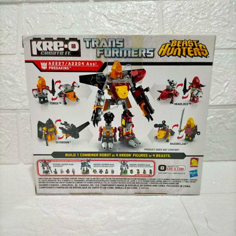 KRE-O Transformers Predaking Micro Changers Combiners Kreo A2227 ...