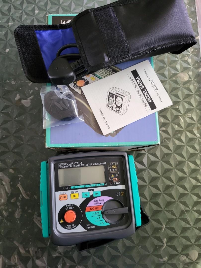 Kyoritsu Digital RCD ELCB Tester, Furniture & Home Living, Home ...