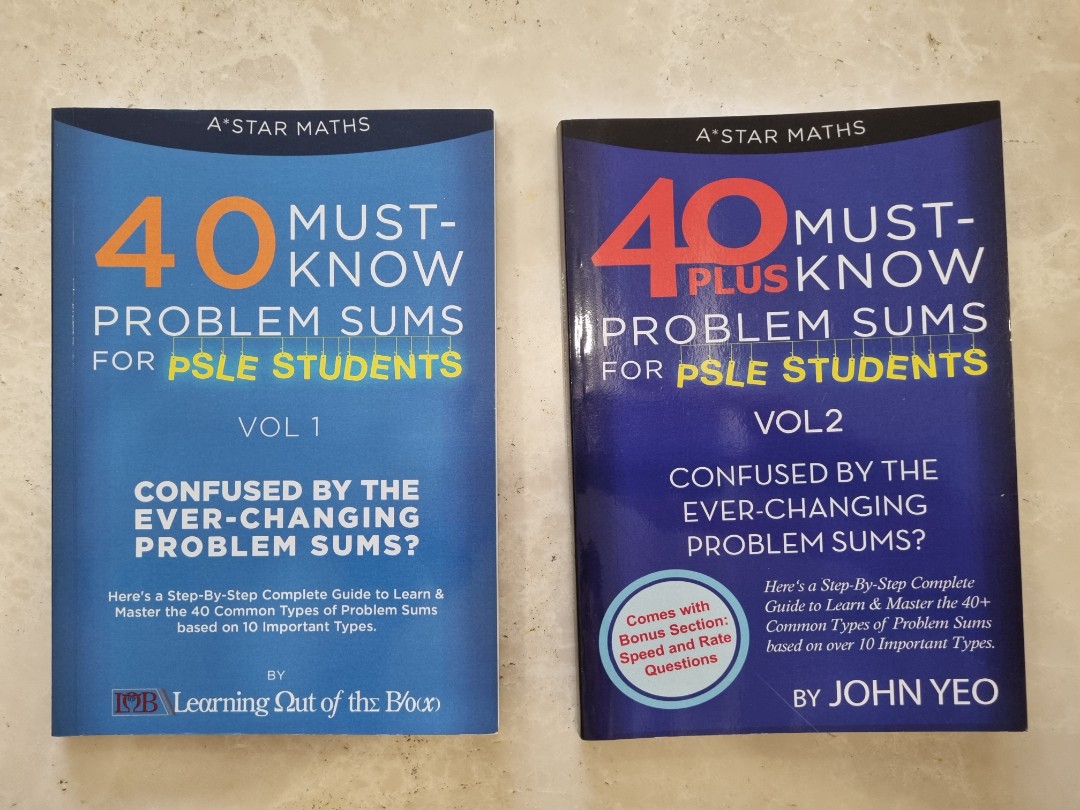 Learning out of the Box: 40 must know problems sums for PSLE Students ...
