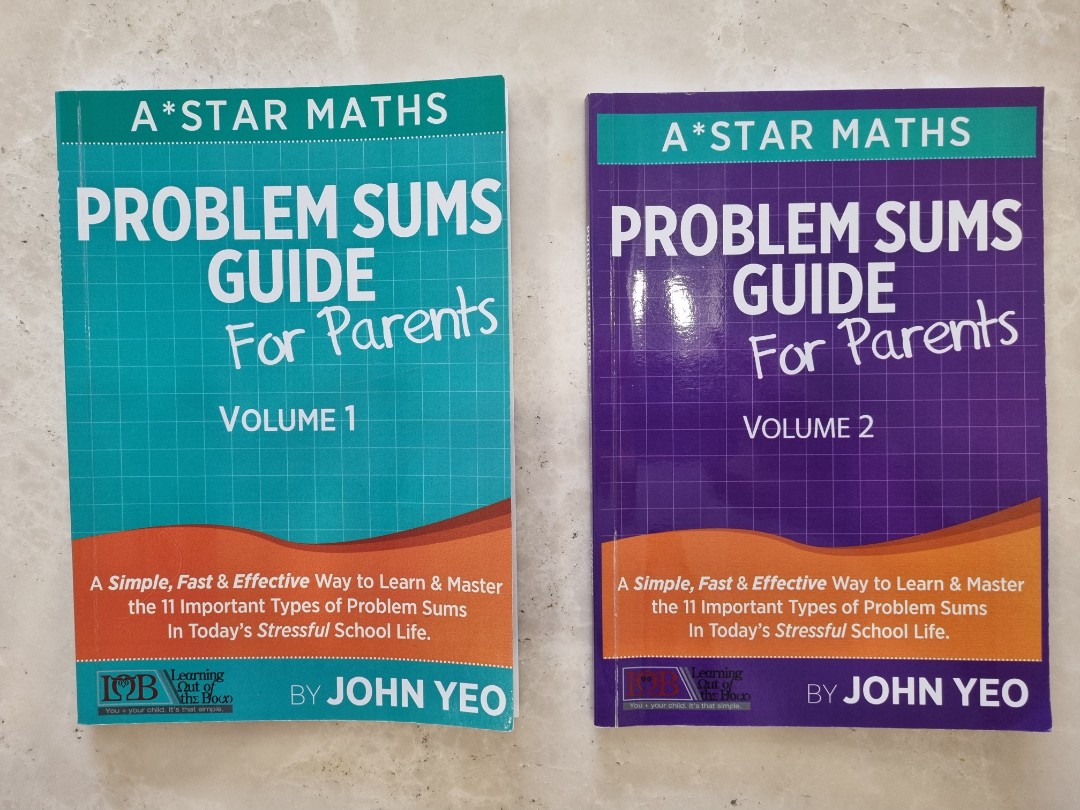 Learning out of the Box: Problem sum guide for parents Vol 1 & 2 ...