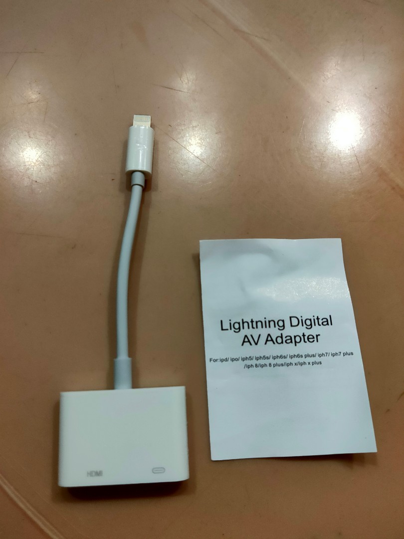 Lighting Digital AV Adapter, Mobile Phones & Gadgets, Mobile & Gadget ...