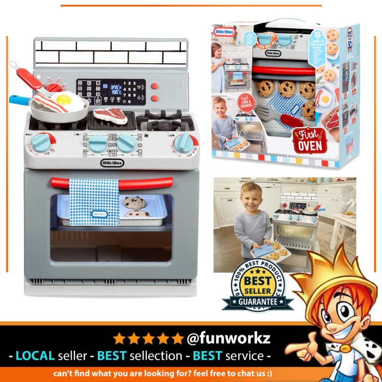 Little Tikes First Oven Realistic Pretend Play Appliance for Kids, Play ...