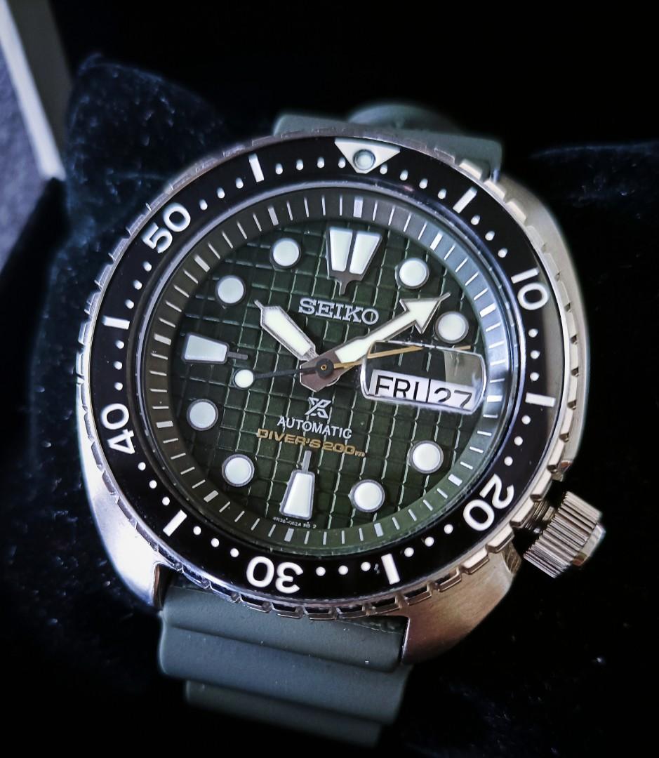 [LNIB] Seiko King Turtle Green Automatic Prospex Dive Watch SRPE05K1 ...