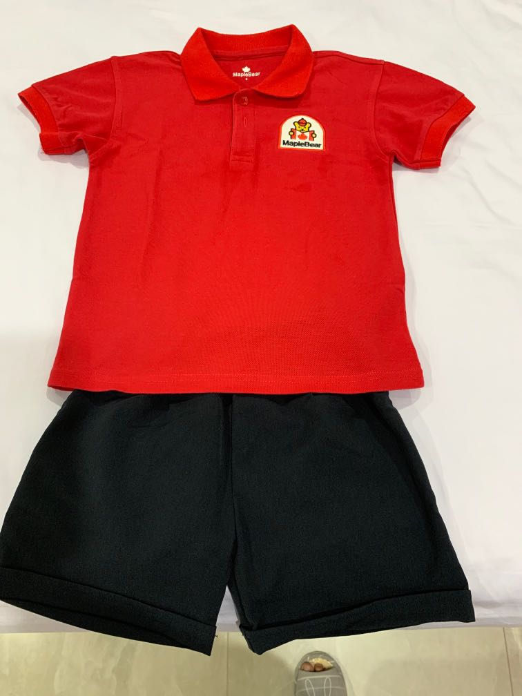 Maple Bear uniform - use less than 3 times, Babies & Kids, Babies ...