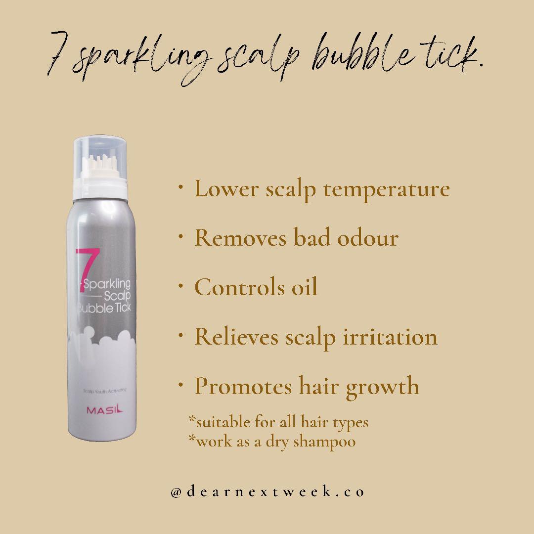 【OFFICIAL】MASIL 7 sparkling scalp bubble tick, Beauty & Personal Care ...