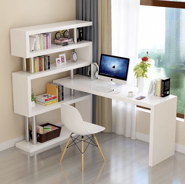 Modern Plain Grid Study Table, Furniture & Home Living, Furniture ...