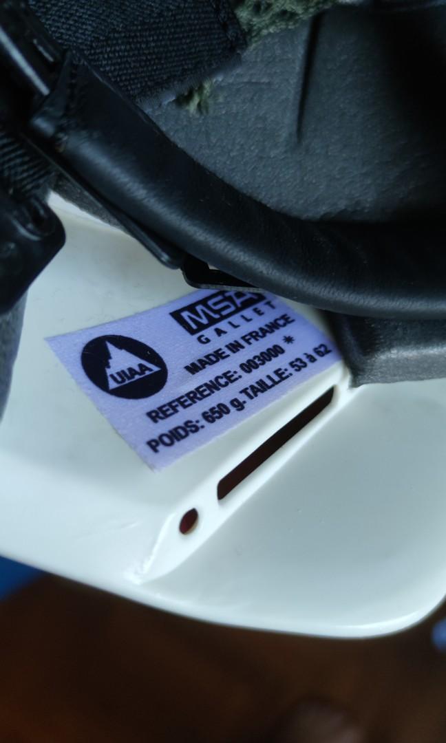 MSA Gallet F2 safety helmet, Sports Equipment, Other Sports Equipment ...