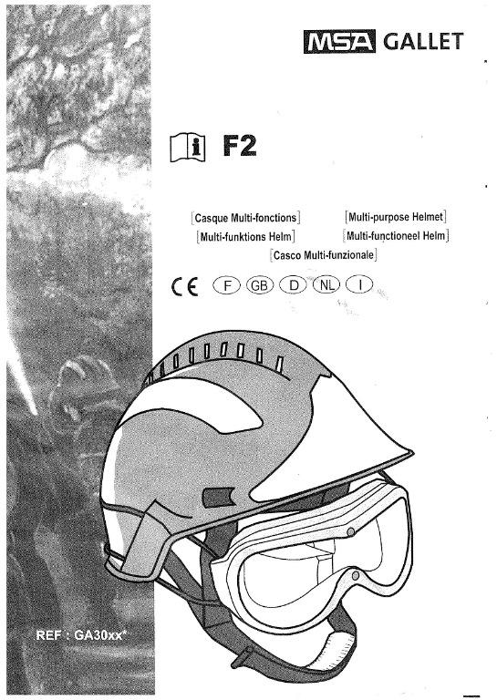 MSA Gallet F2 safety helmet, Sports Equipment, Other Sports Equipment ...