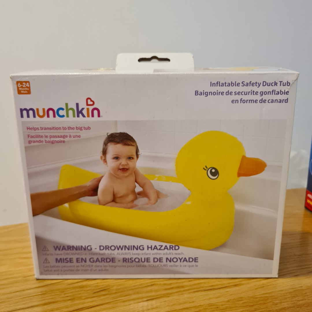 Munchkin duck tub, Babies & Kids, Bathing & Changing, Bathtub & Bath ...