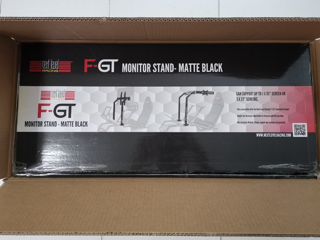 Next Level Racing F-GT Monitor Stand – Matte Black, Video Gaming ...