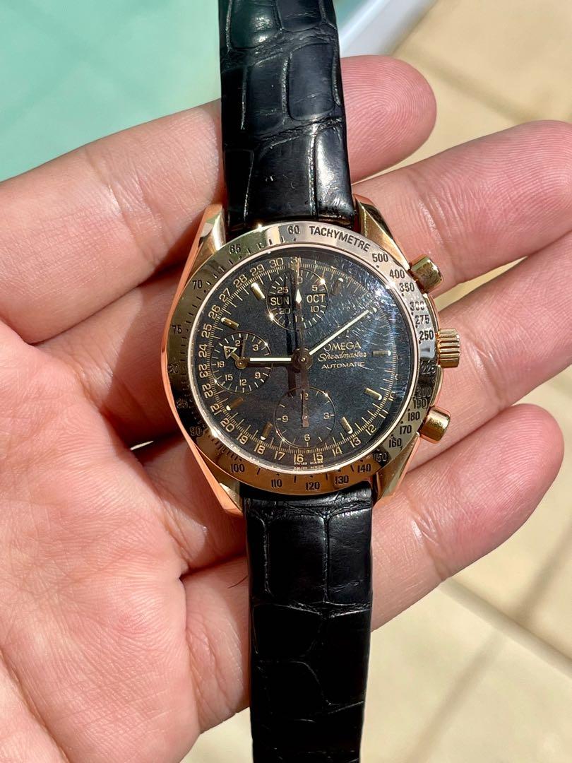 Omega Speedmaster reduced Rose Gold, Luxury, Watches on Carousell