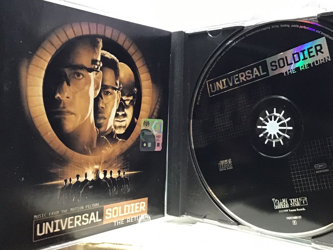 ORIGINAL 1999 PRESS Universal Soldier OST - Megadeth Anthrax Static X ...