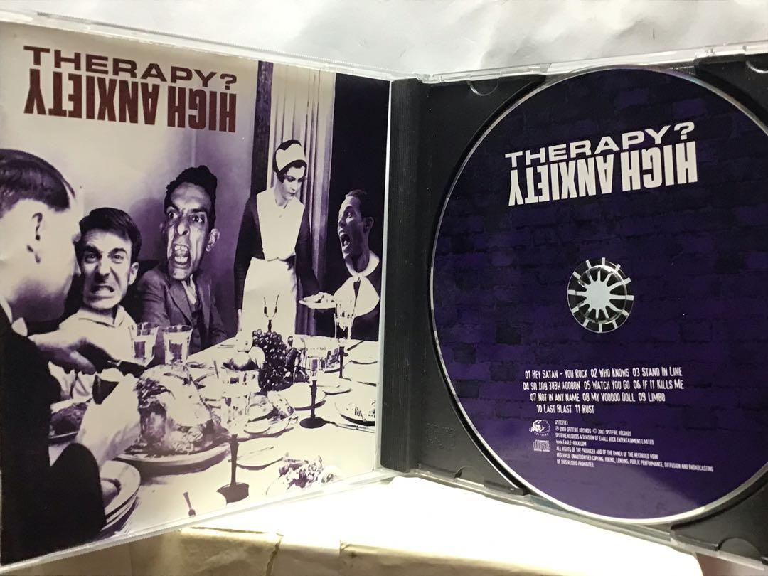 ORIGINAL 2003 PRESS Therapy? - High Anxiety OOP CD Anubis Rock, Hobbies ...