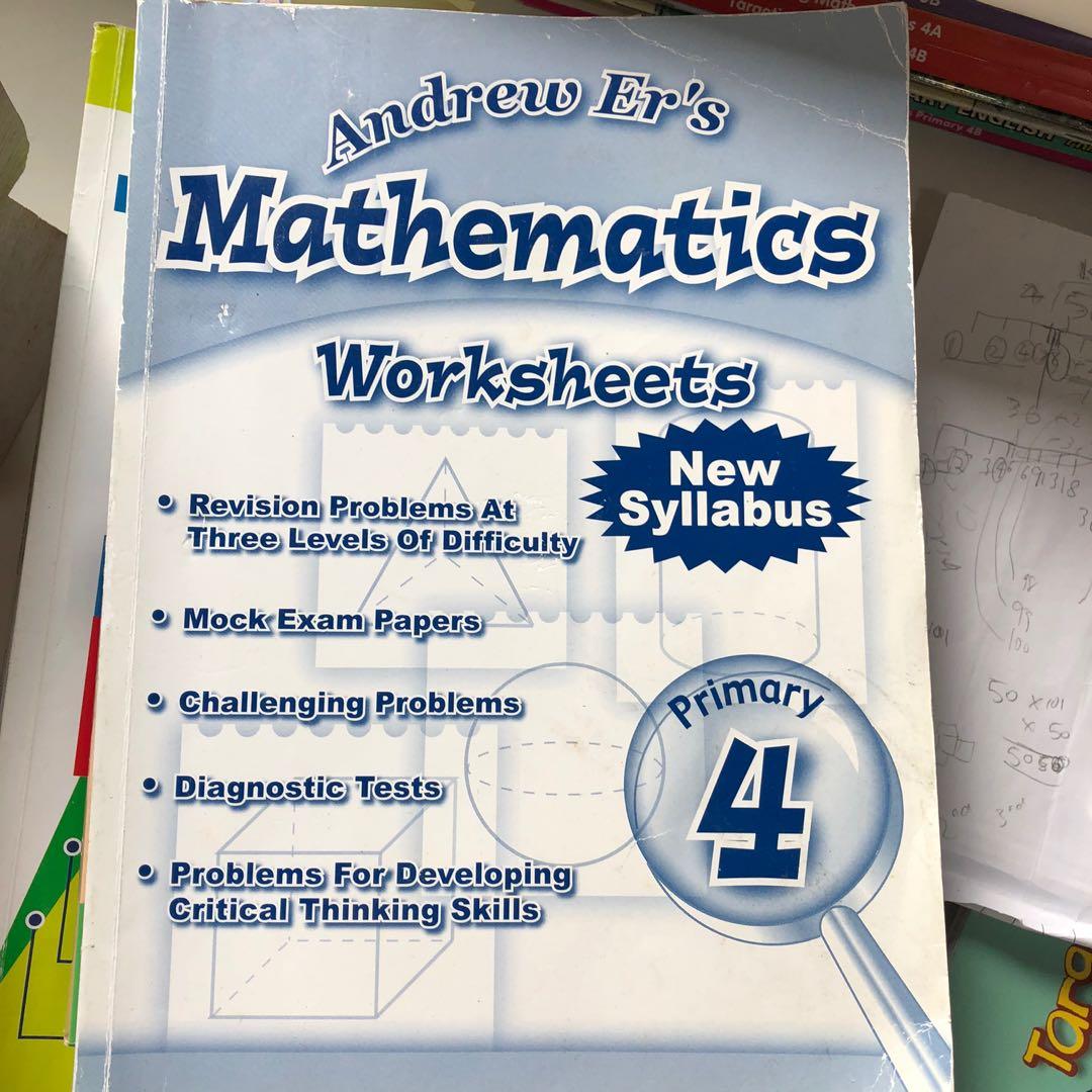 P4 Maths. Andrew Er Difficult Maths., Hobbies & Toys, Books & Magazines ...
