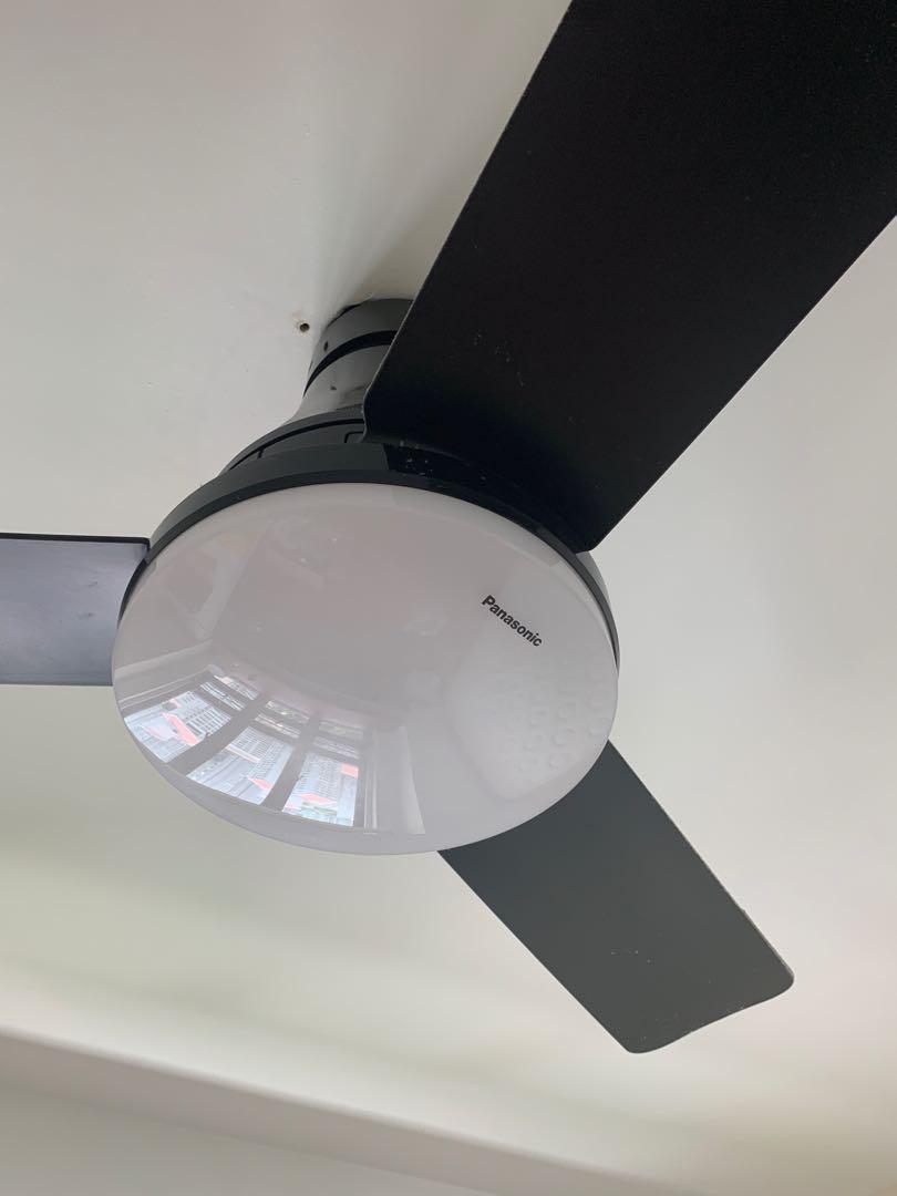 Panasonic ceiling fan DC motor with light & remote control 48 ...