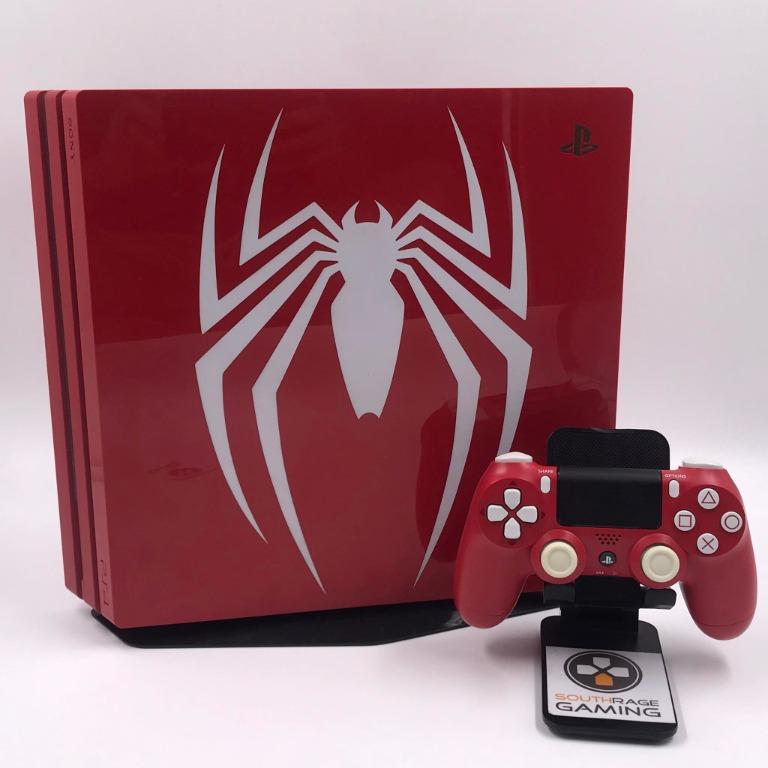 Playstation 4 Pro Marvel: Spider-Man Limited Edition, Video Gaming ...
