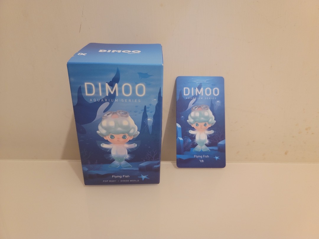 Pop Mart Dimoo Aquarium Series Flying Fish, 興趣及遊戲, 玩具 & 遊戲類 - Carousell