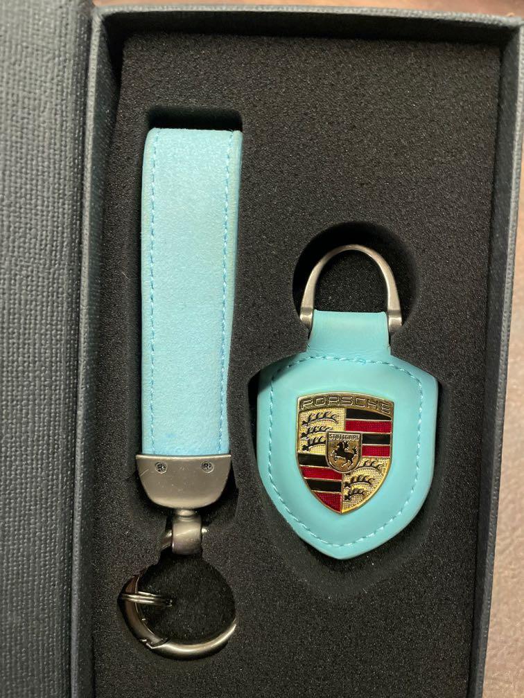 Porsche Key ring in blue, Car Accessories, Accessories on Carousell