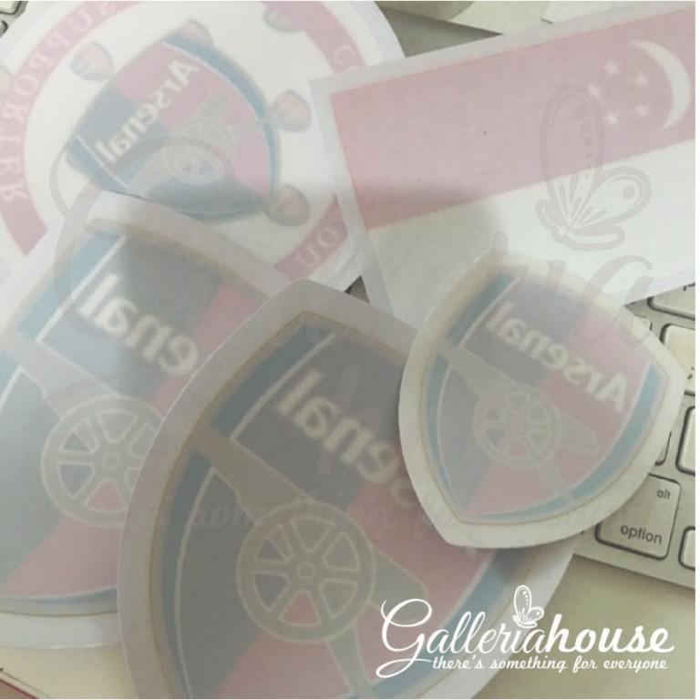 R11 Arsenal Football Soccer Club Round Car Decal Sticker, Car ...