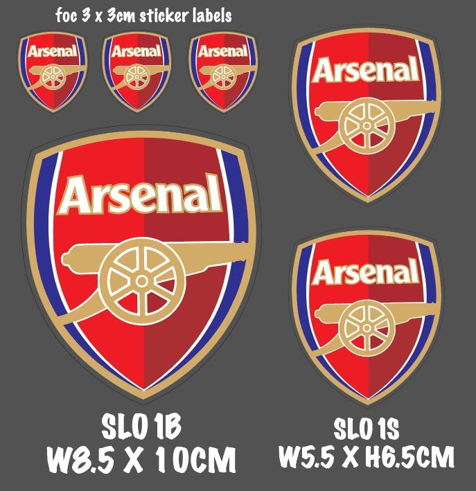 R11 Arsenal Football Soccer Club Round Car Decal Sticker, Car ...