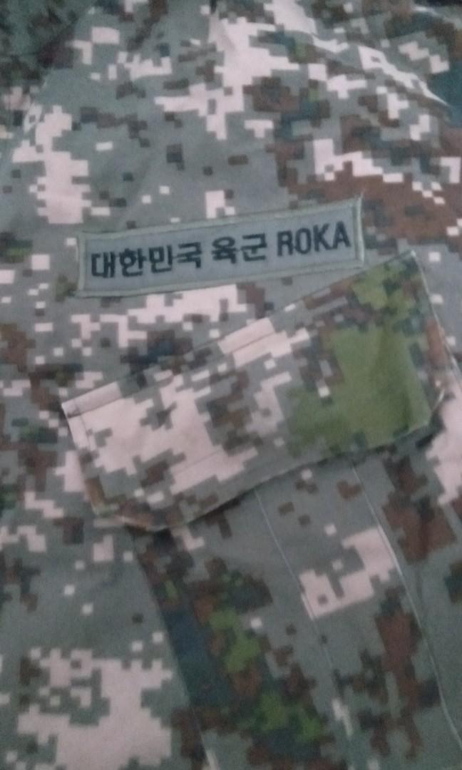 ROK Army (Korean Army) digital camo, Men's Fashion, Tops & Sets, Formal ...