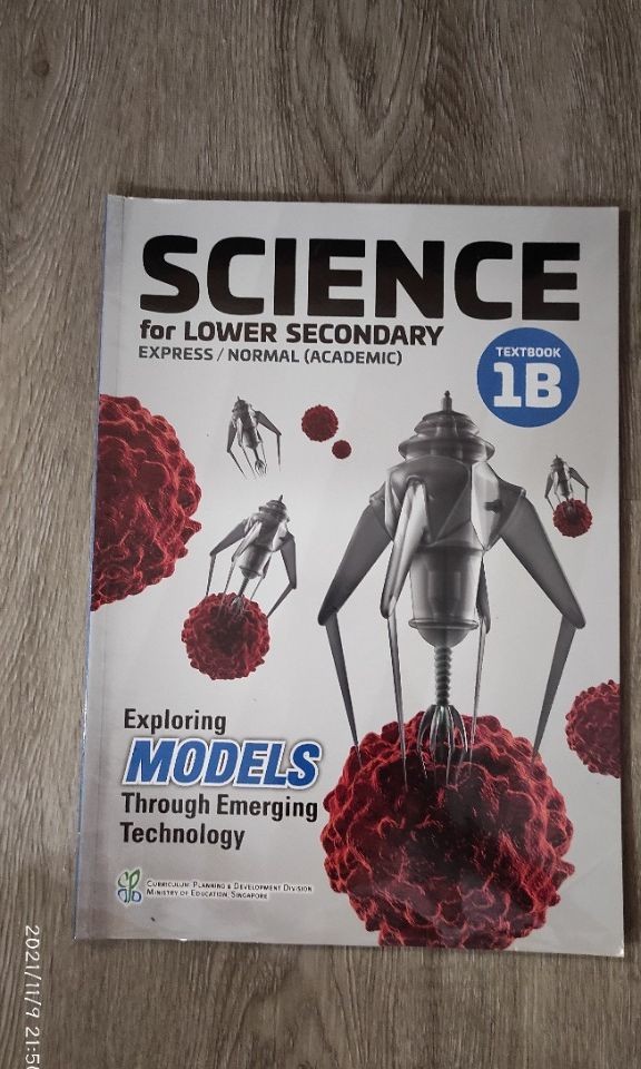 2 books Secondary 1 science exploring models exploring diversity 1A and ...