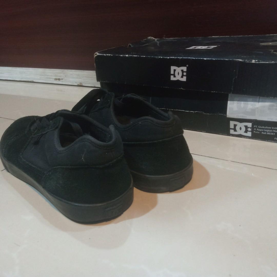 Sepatu DC Shoes Mens Tonic Full Black Original - Size 40.5, Fesyen Pria ...