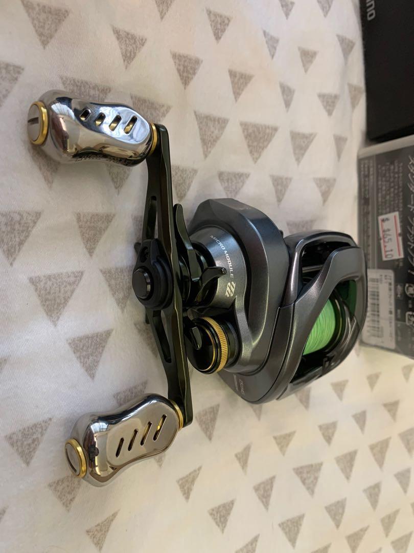 Shimano Curado DC 151 HG with LIVRE Fino Titanium Custom Knob., Sports ...