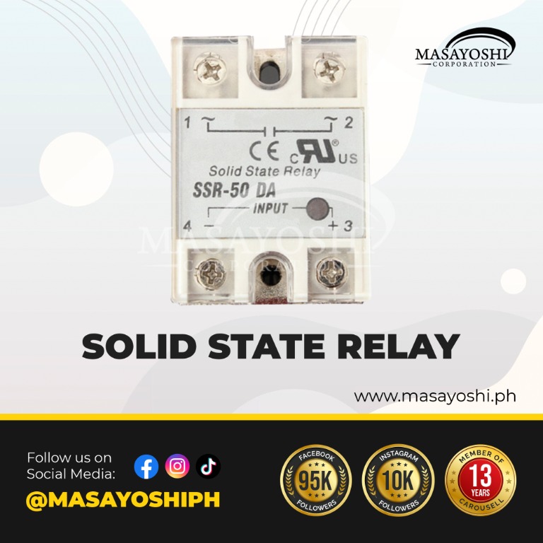 Solid State Relay SSR - 50DA, Solid State Switch, SSR, Electronic ...