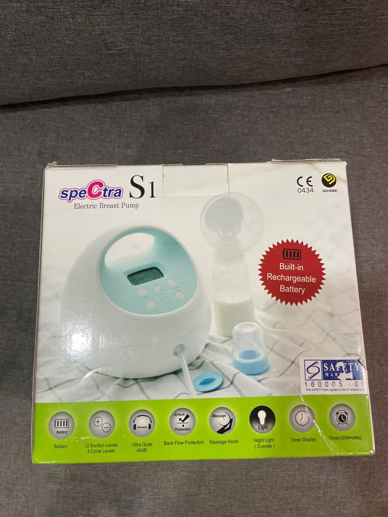 Spectra S1 Breast Pump - two pumps with built in battery, Babies & Kids ...