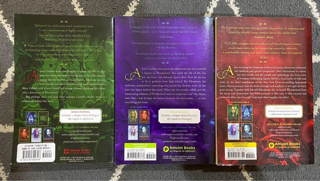 Splintered series (books 1 to 3), Hobbies & Toys, Books & Magazines ...