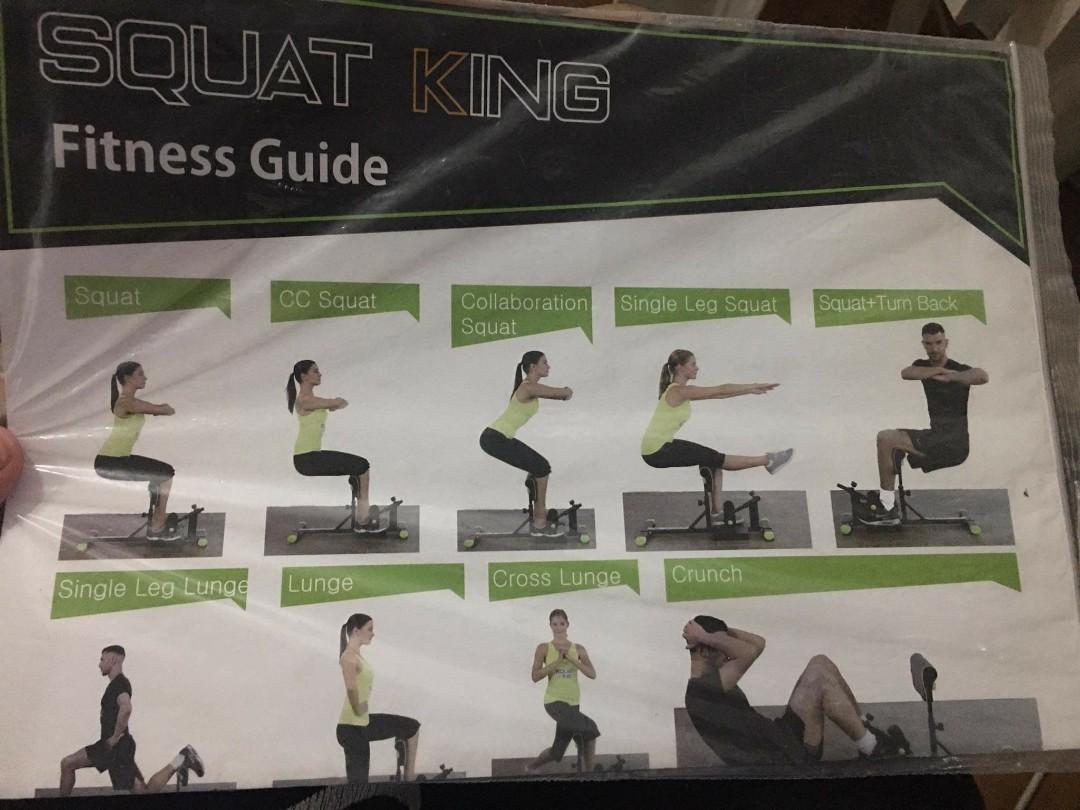 Squat king, Sports Equipment, Exercise & Fitness, Cardio & Fitness ...