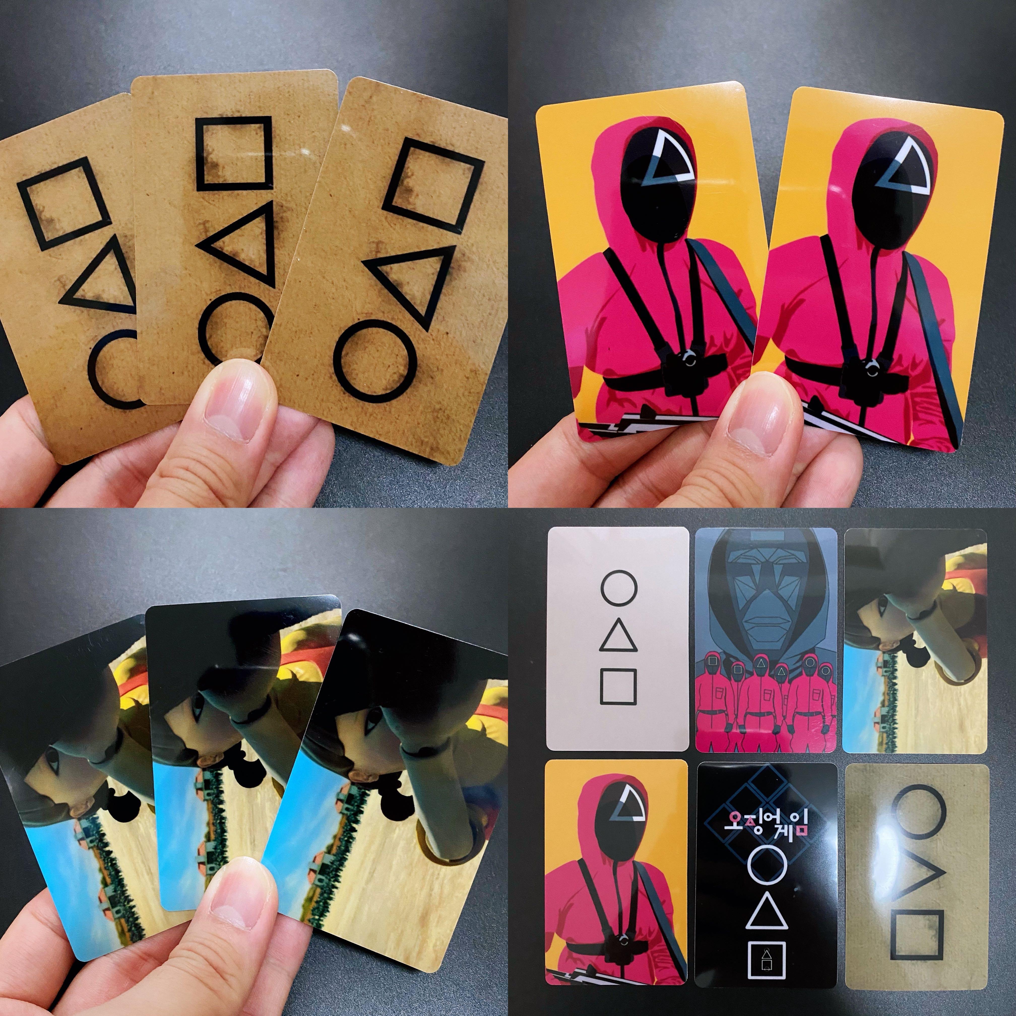 SQUID GAME EZLINK CARD STICKERS / SQUID GAME INVITE CARD STICKERS ...