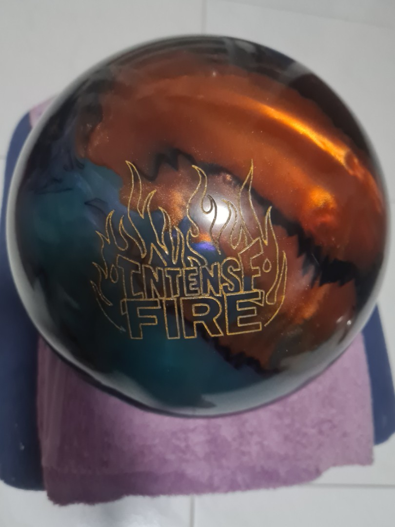 Storm intense fire 14lbs bowling ball, Sports Equipment, Sports & Games ...