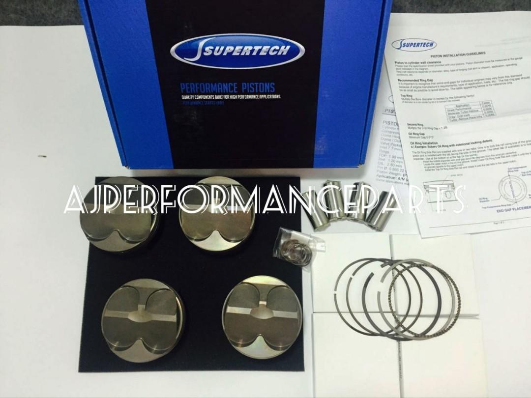 SUPERTECH PERFORMANCE FORGED HIGH COMPRESSION PISTON 83MM HONDA B16 NA ...