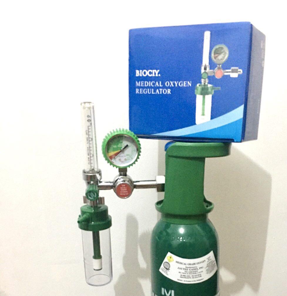 Nasal Cannula And Oxygen Tank