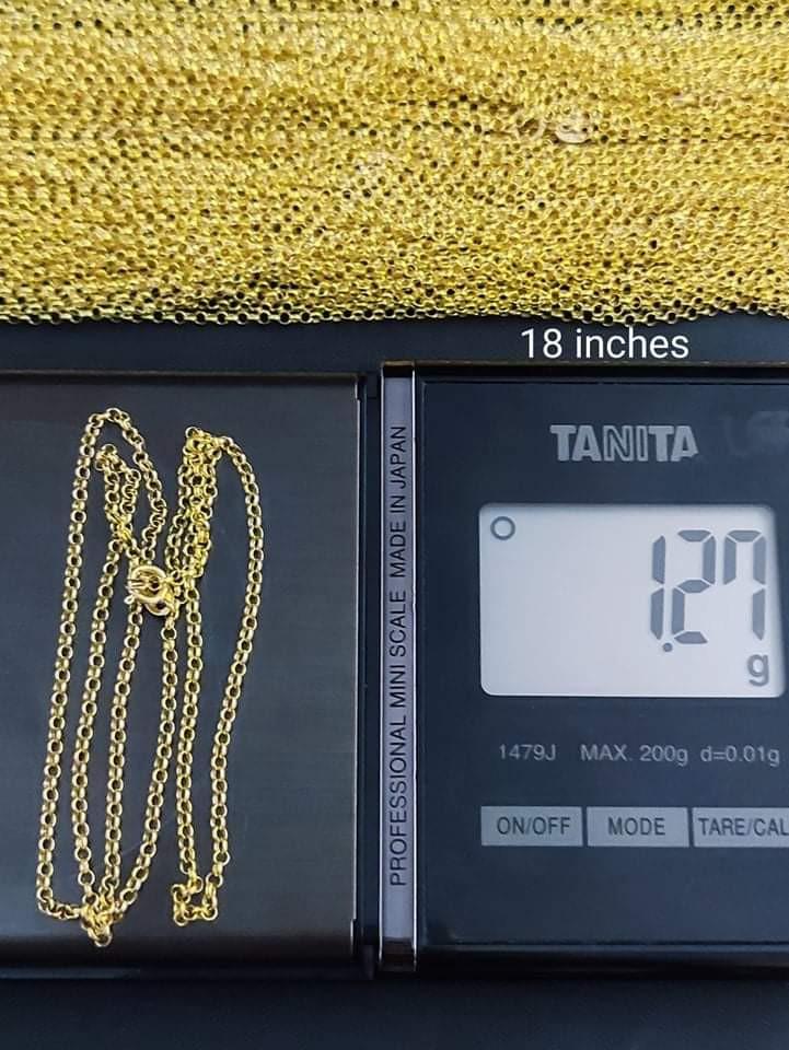 Tauco Chain 18k saudi gold, Women's Fashion, Jewelry & Organizers ...