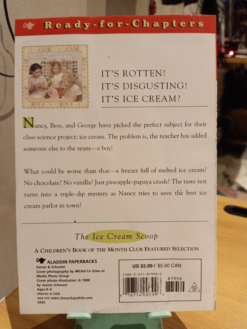 The Nancy Drew Notebooks #6 The Ice Cream Scoop, Hobbies & Toys, Books ...