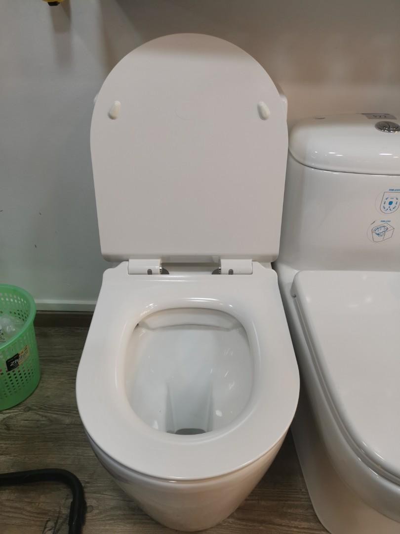 Tiara Rimless Toilet Bowl WC-535 New Stock, Furniture & Home Living ...