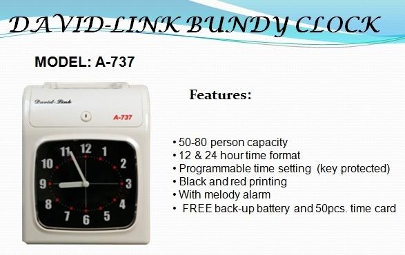 Time Recorder David Link A-737, Computers & Tech, Office & Business ...