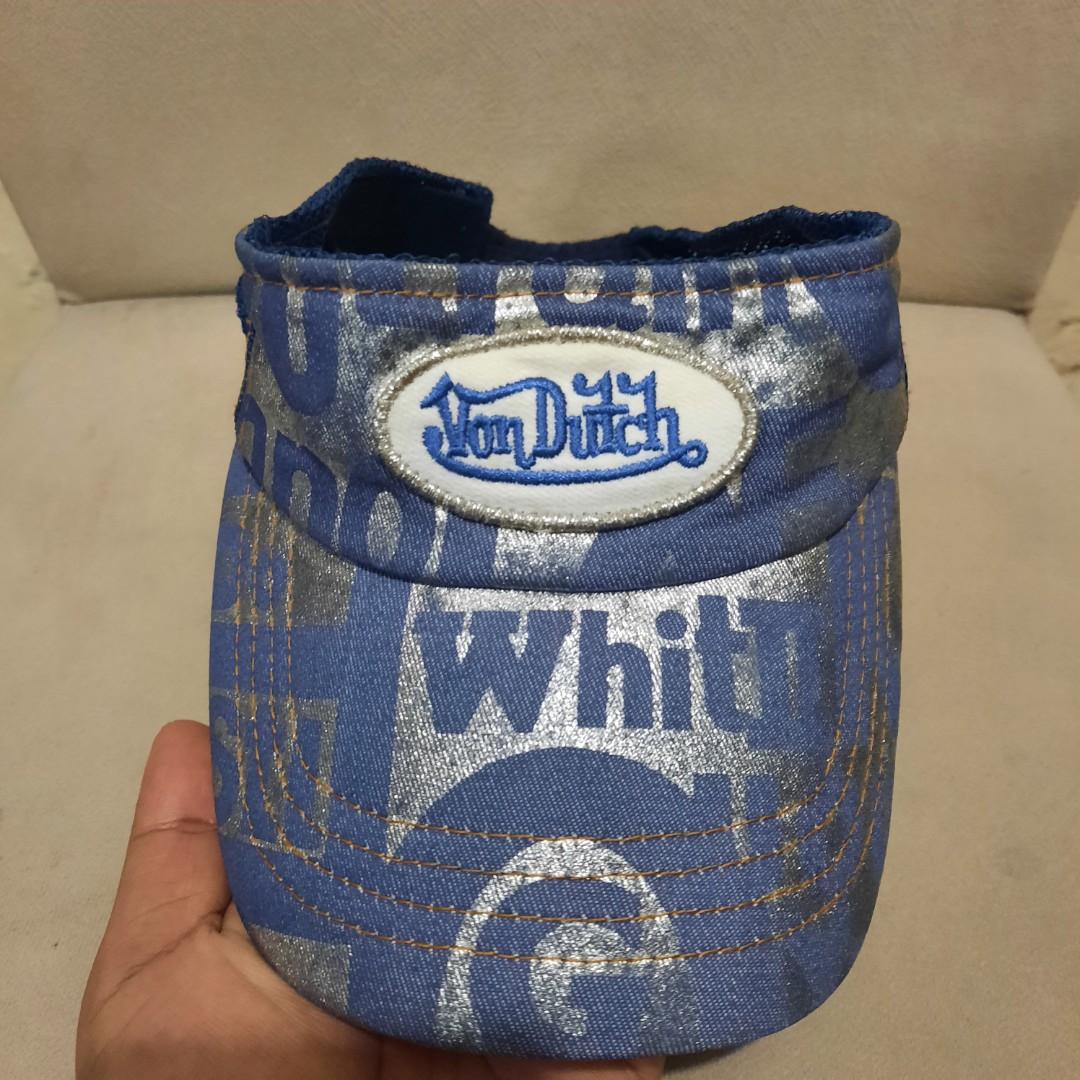 TOPI BOLONG GOLF VON DUTCH, Fesyen Pria, Aksesoris, Topi di Carousell