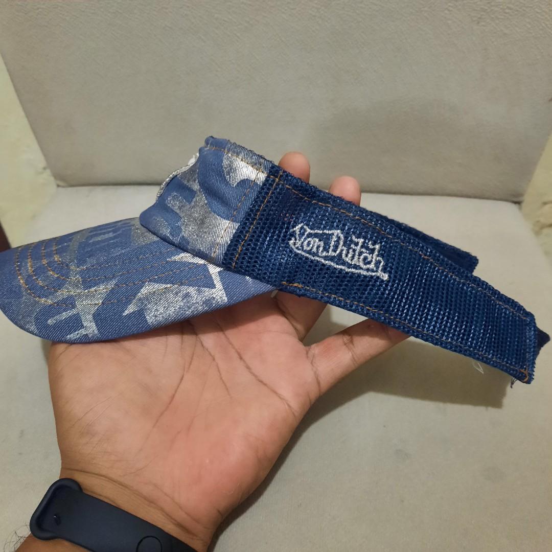 TOPI BOLONG GOLF VON DUTCH, Fesyen Pria, Aksesoris, Topi di Carousell