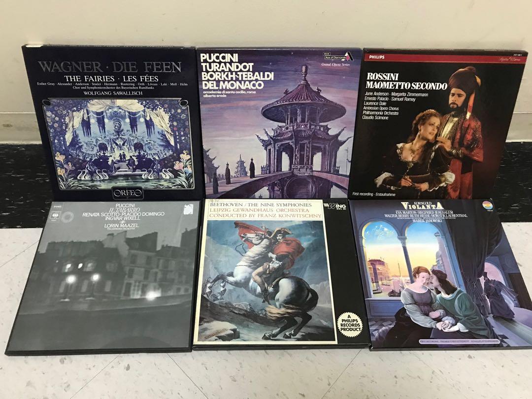Traditional Western Classical Opera LPs Box Set, Audio, Other Audio ...